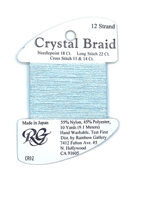 CR02- BABY BLUE PEARL | Radish Roots Needlepoint