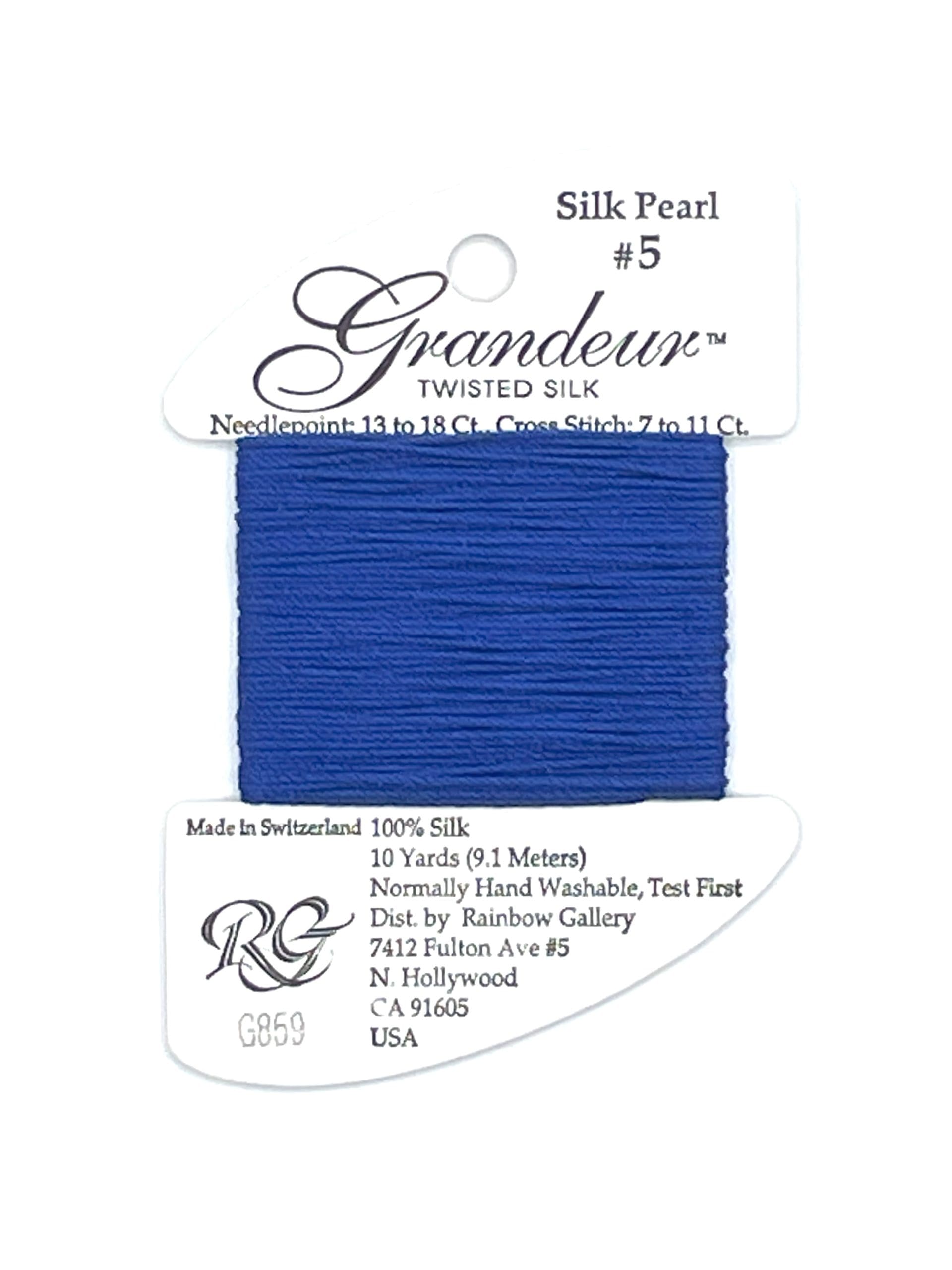 G859- Indigo Blue | Radish Roots Needlepoint