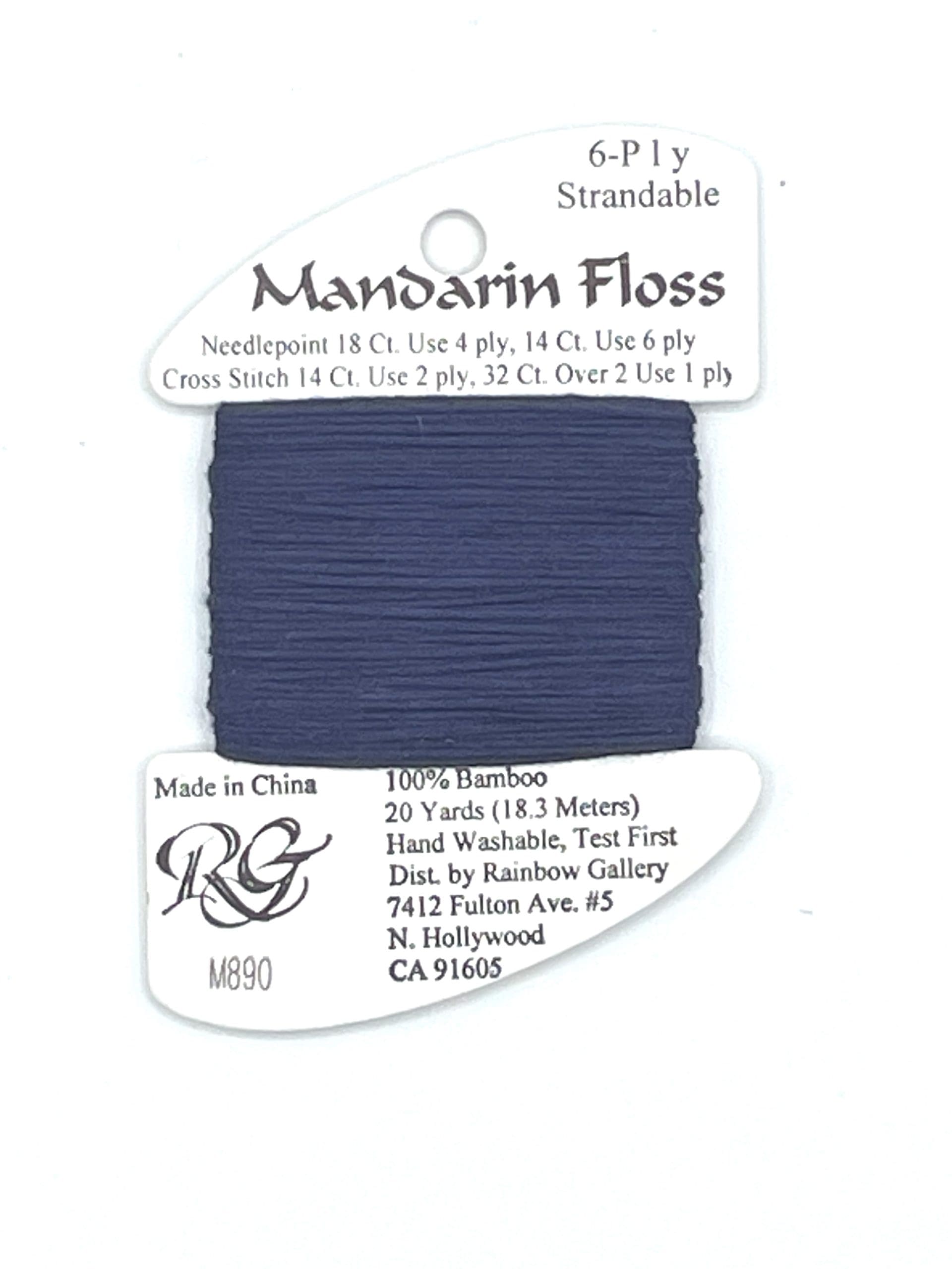 M890- Dark Navy - Radish Roots Needlepoint