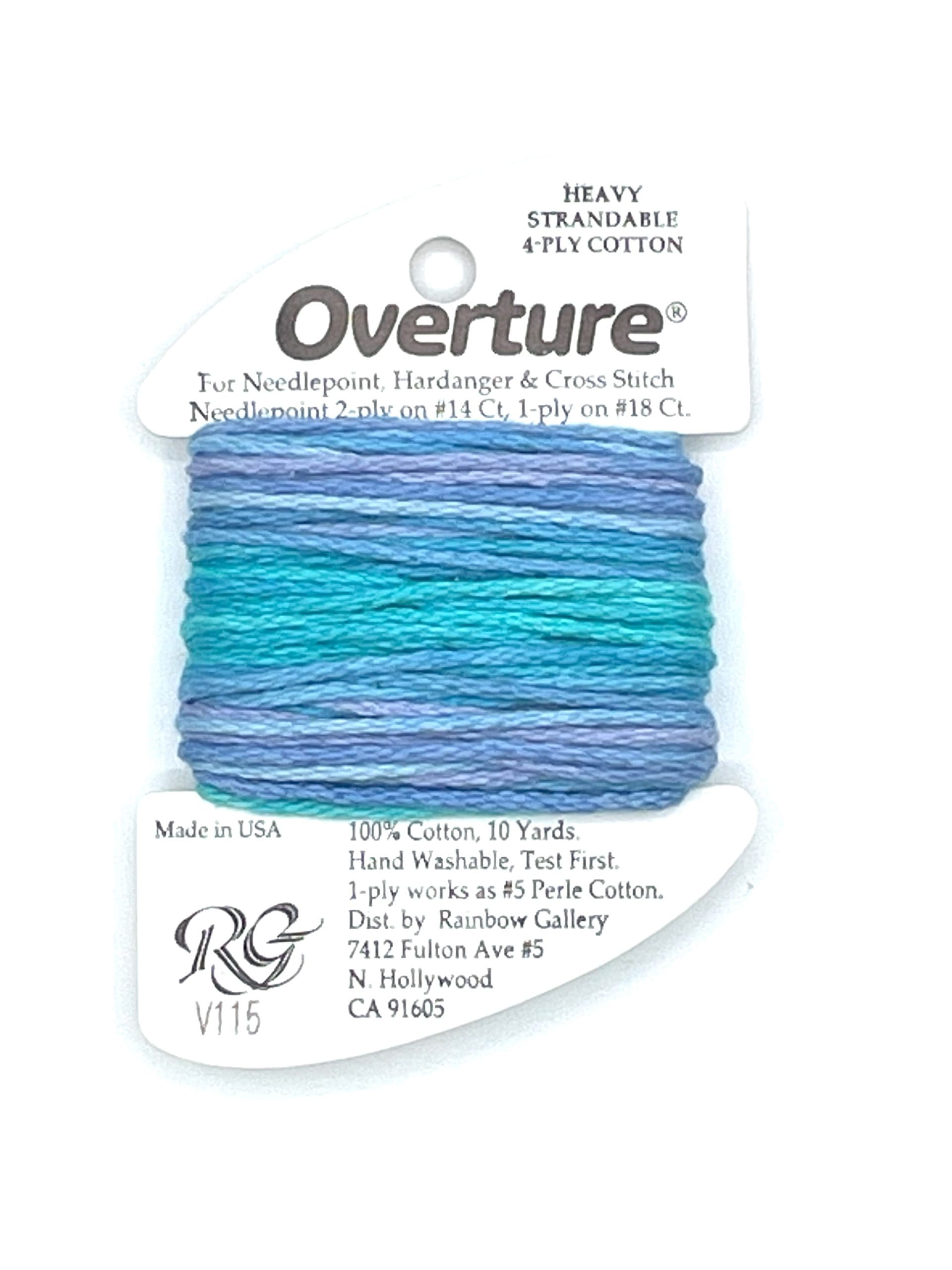 V115- Delphinium - Radish Roots Needlepoint