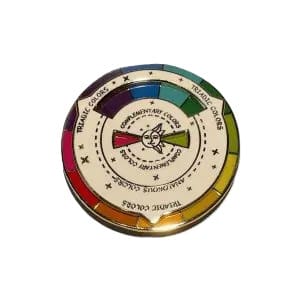 Mag Friends Color Wheel Spinner-White- 2" - Radish Roots Needlepoint