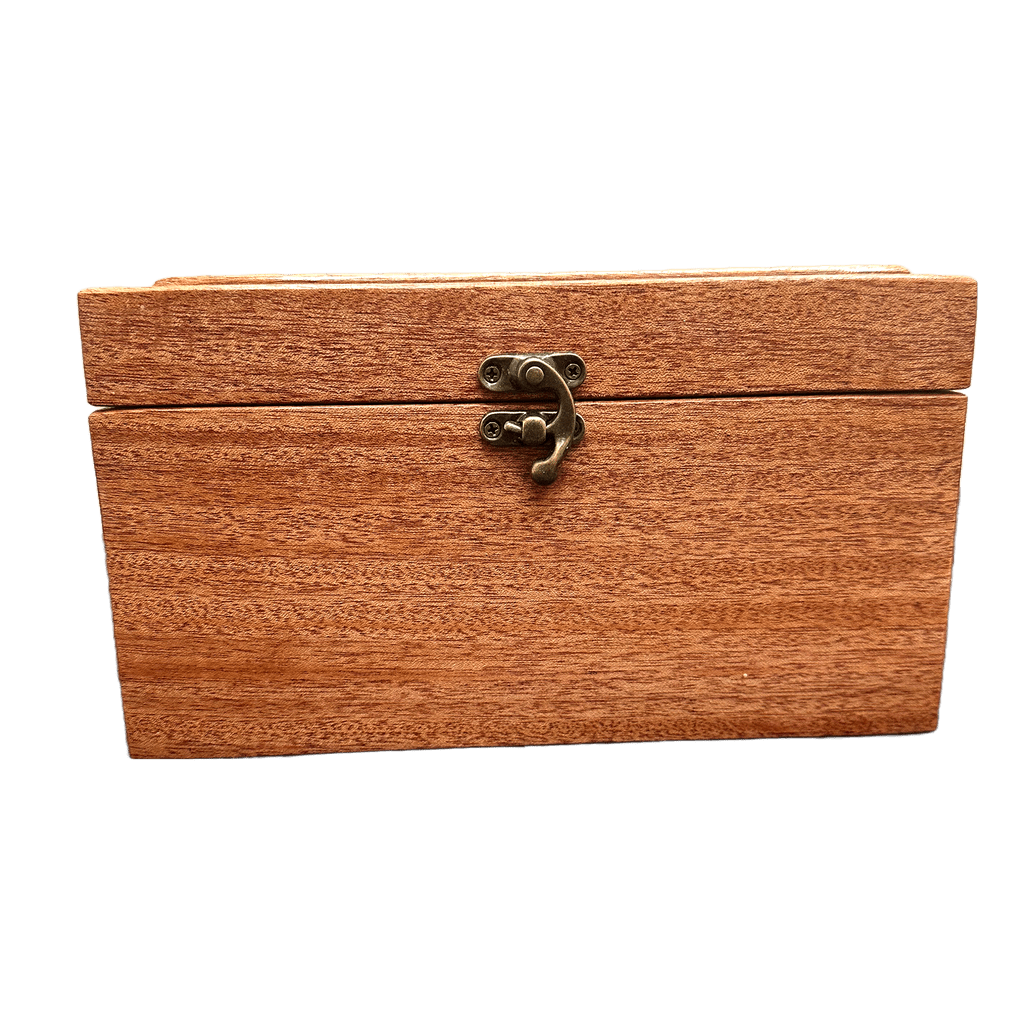 Large Thread Card Box-African Mahogany | Radish Roots Needlepoint