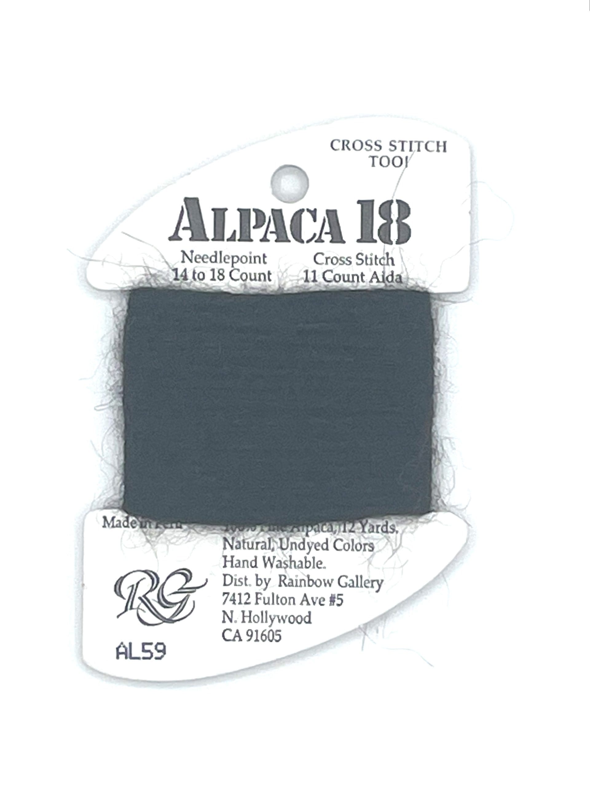 AL59-Midnight Brown - Radish Roots Needlepoint