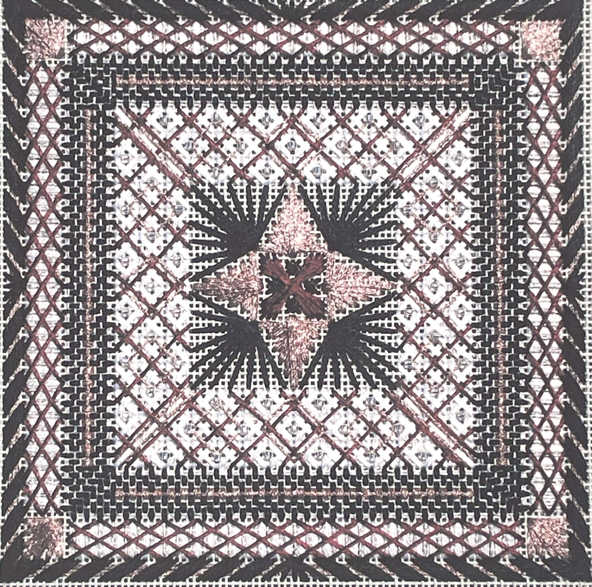 Baroque Elegance 10" x 10" | Radish Roots Needlepoint