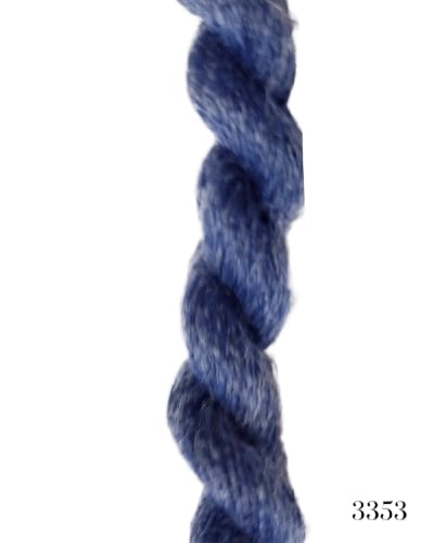 3353 - Indigo Twill | Radish Roots Needlepoint